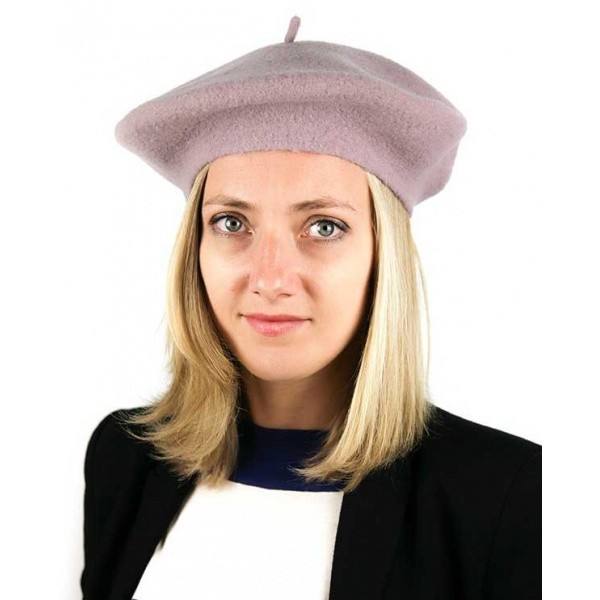 french beret - purple beret